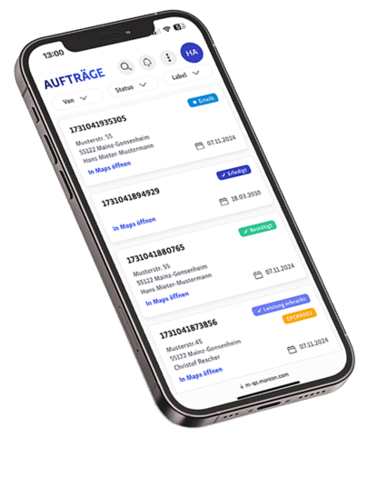 Digitalisierung des Instandhaltungsprozesses